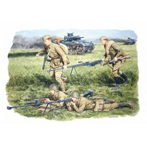 Dragon - 1/35 Soviet Anti-tank Team 1942-1943 (8/22) * - Dra6049 ...